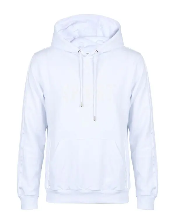BIKKEMBERGS Sweatshirt Size Polyester, Cotton - White