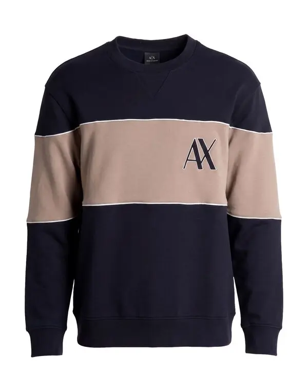 Armani Exchange Sweatshirt Midnight Size Cotton, Polyester, Elastane