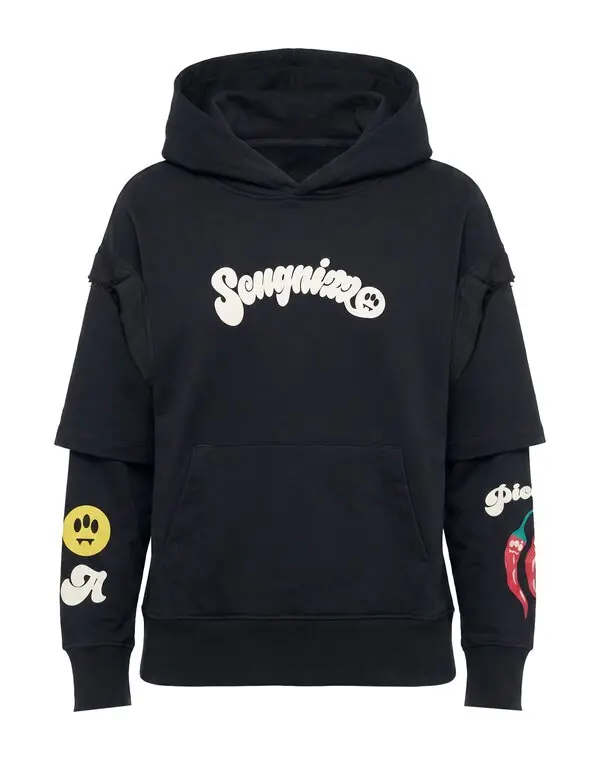 BARROW Cotton Hooded Sweatshirt