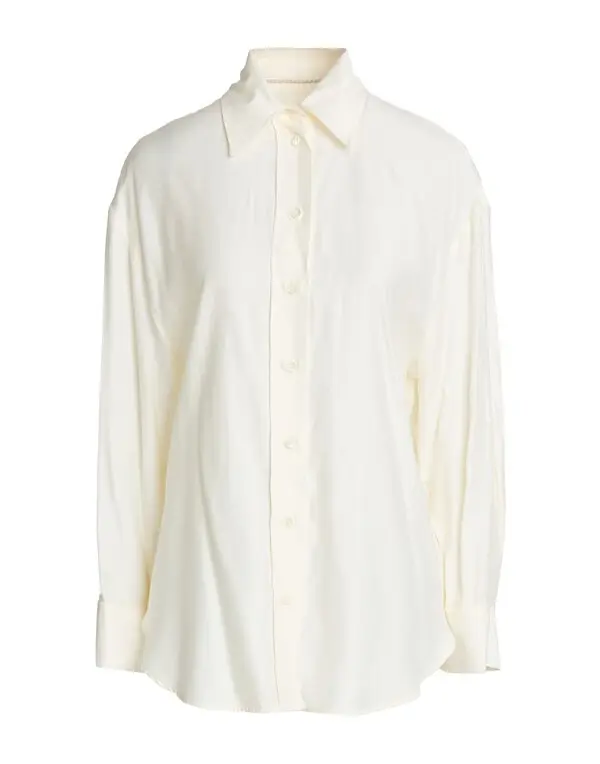 DRUMOHR Shirt Ivory Size Viscose, Silk