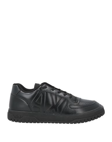 Armani Exchange Sneakers Size Synthetic Material, Textile Fibers - Black