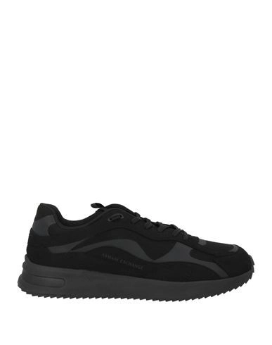 Armani Exchange Sneakers Size Synthetic Material - Black