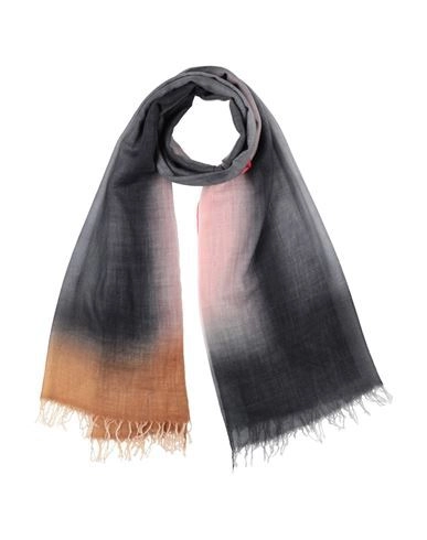 FERRAGAMO Scarf Charcoal Virgin Wool - Grey