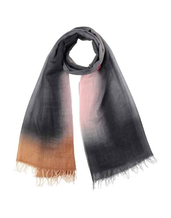 FERRAGAMO Scarf Charcoal Virgin Wool