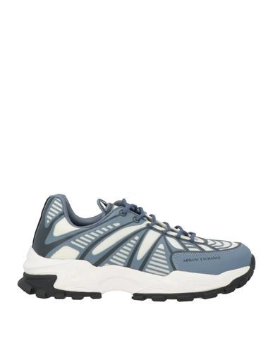 Armani Exchange Sneakers Size Textile Fibers - Slate Blue