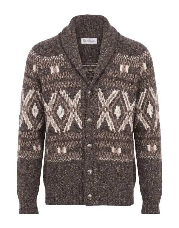 Brunello Cucinelli Alpaca Wool Blend Cardigan