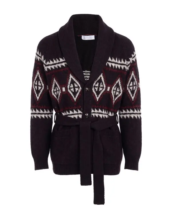 Brunello Cucinelli Cardigan Size Virgin Wool, Silk, Cashmere