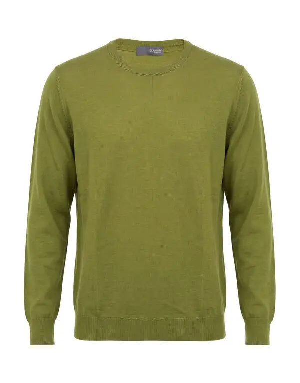 DRUMOHR Merino Wool Crewneck Sweater - Green