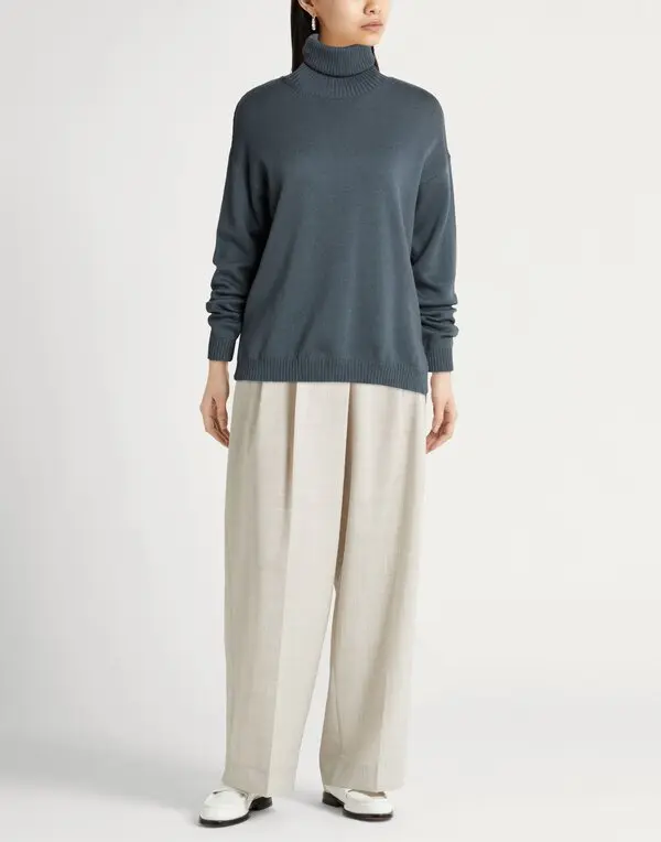 Crossley Turtleneck Slate Size Virgin Wool