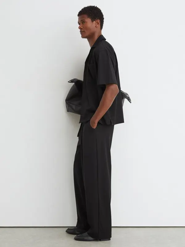 REISS Walker Trousers - Black