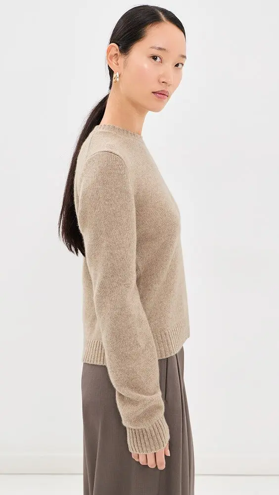 THE ELDER STATESMAN Elena Cashmere Crop Sweater