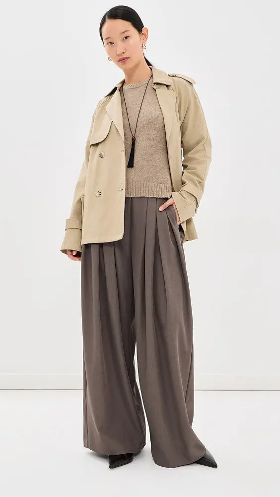 THE ELDER STATESMAN Elena Cashmere Crop Sweater