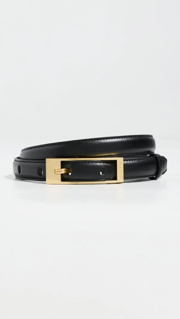 ANINE BING Elly Smooth Leather Belt