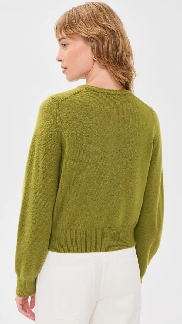 DUNST Crew Neck Knit Cardigan