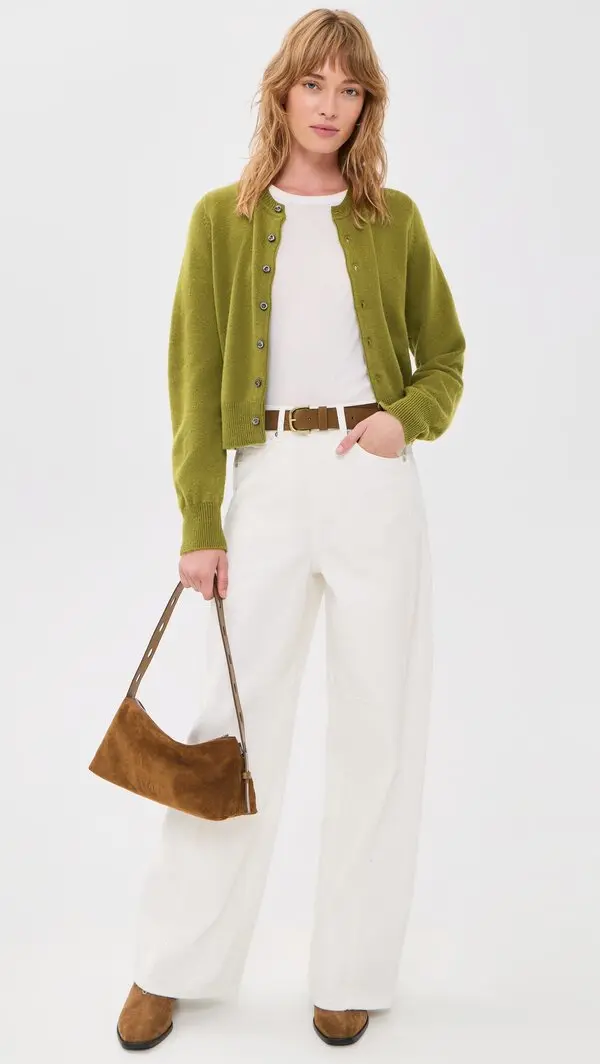 DUNST Crew Neck Knit Cardigan