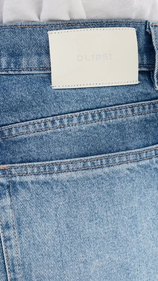 DL1961 Abby Relaxed Denim Shorts