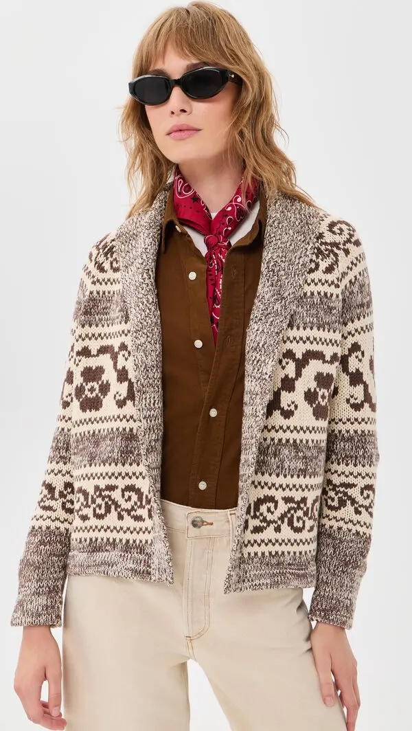 The Great. The Nordic Flower Lodge Cardigan