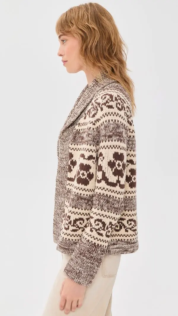 The Great. The Nordic Flower Lodge Cardigan