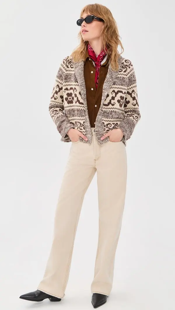 The Great. The Nordic Flower Lodge Cardigan