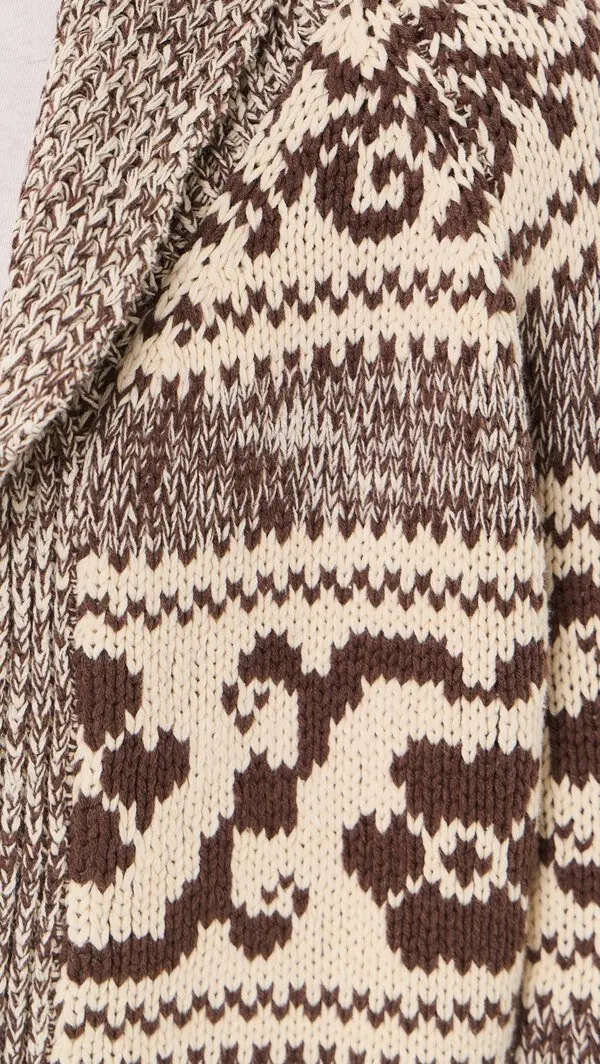 The Great. The Nordic Flower Lodge Cardigan