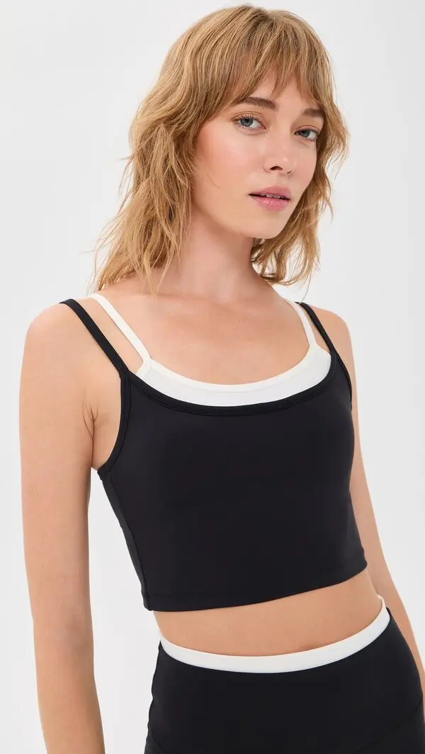 Terez Flex Active Ribbed Layered Tank