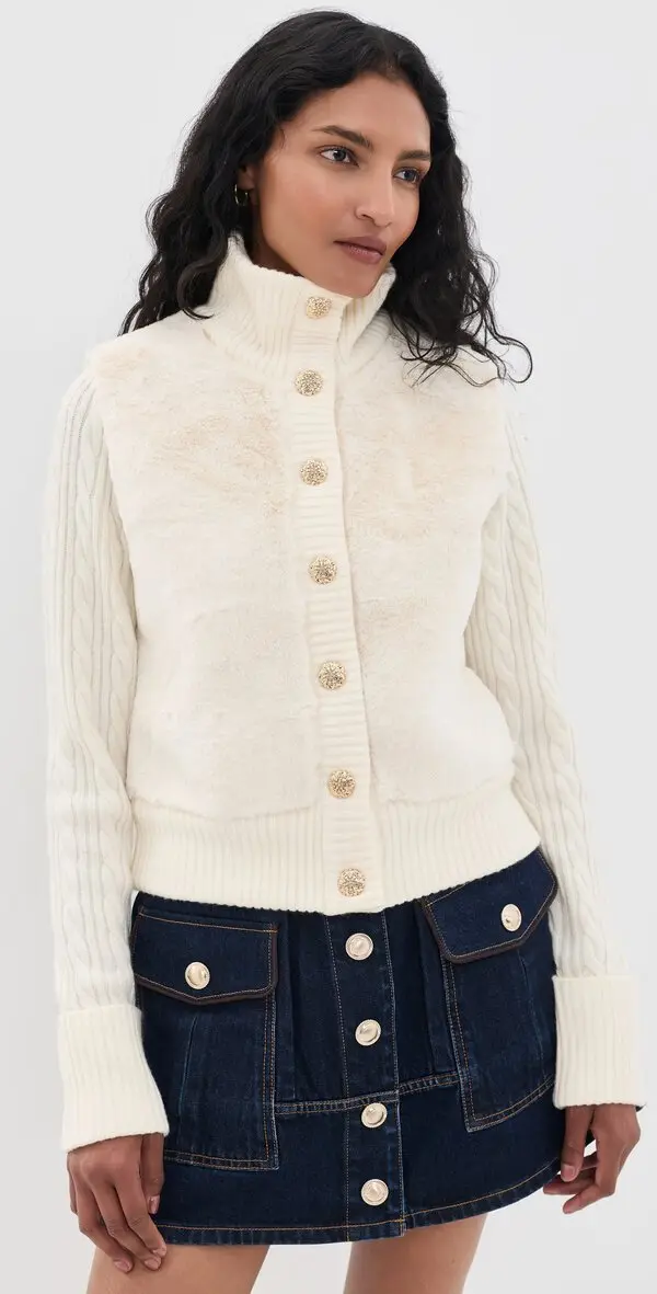 Cara Cara Logan Cardigan - Ivory