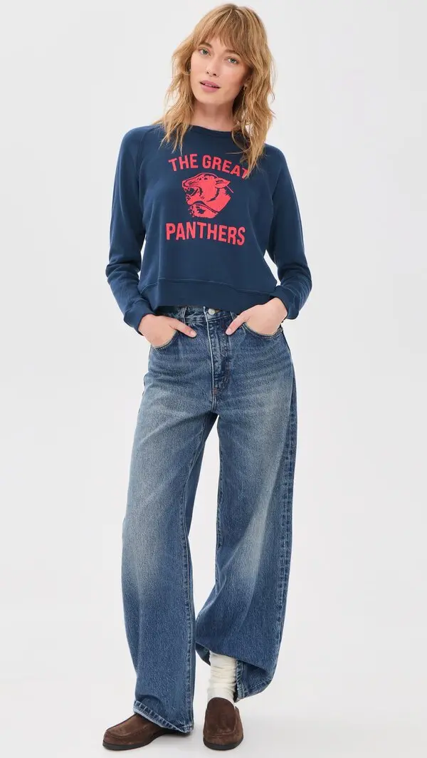 The Great. The Fleece Growling Panther Rookie Sweatshirt