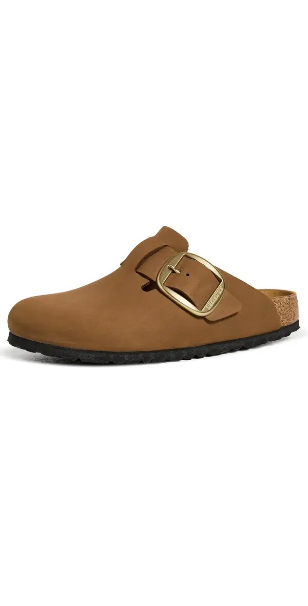 BIRKENSTOCK Boston Big Buckle Tonal Clogs - Mink