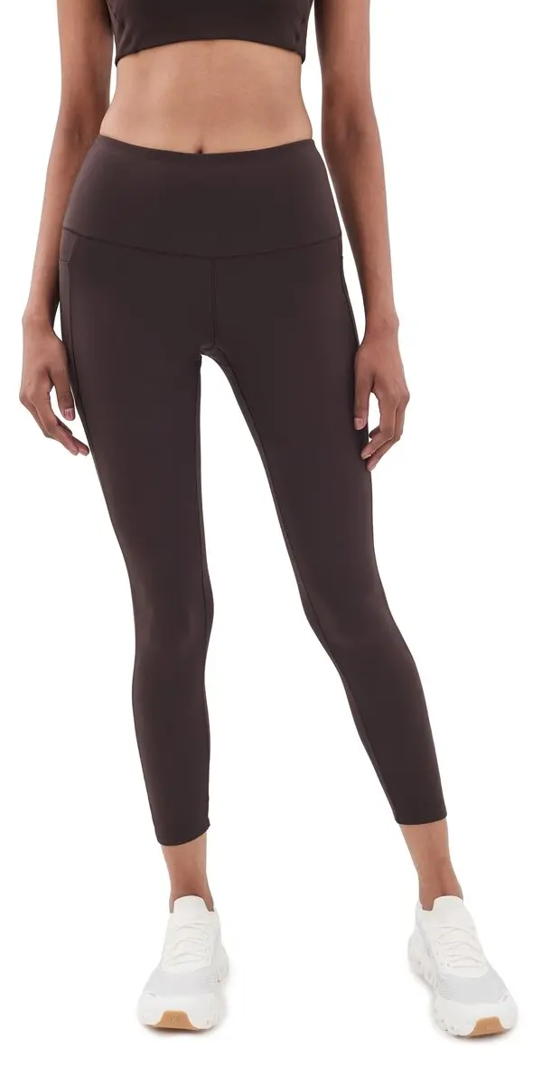 RHONE Revive 7/8 Pocket Leggings - Dark Espresso