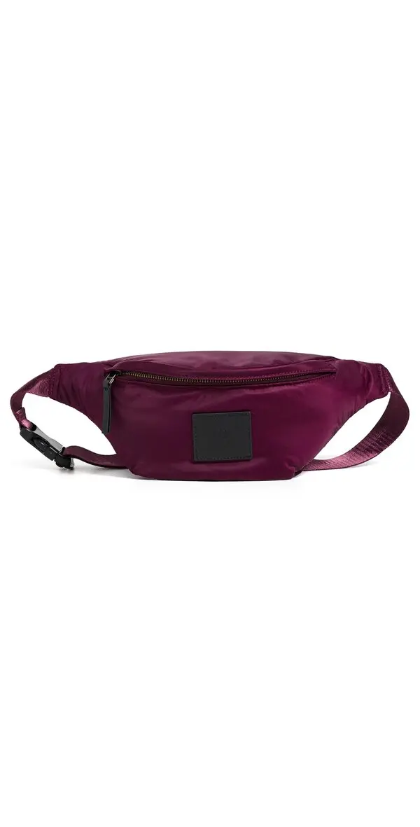 ANINE BING Leon Small Nylon Waist Bag - Fig