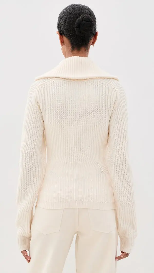 ANINE BING June Trucker Collar Sweater