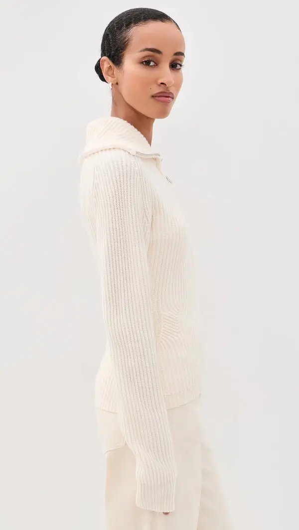 ANINE BING June Trucker Collar Sweater