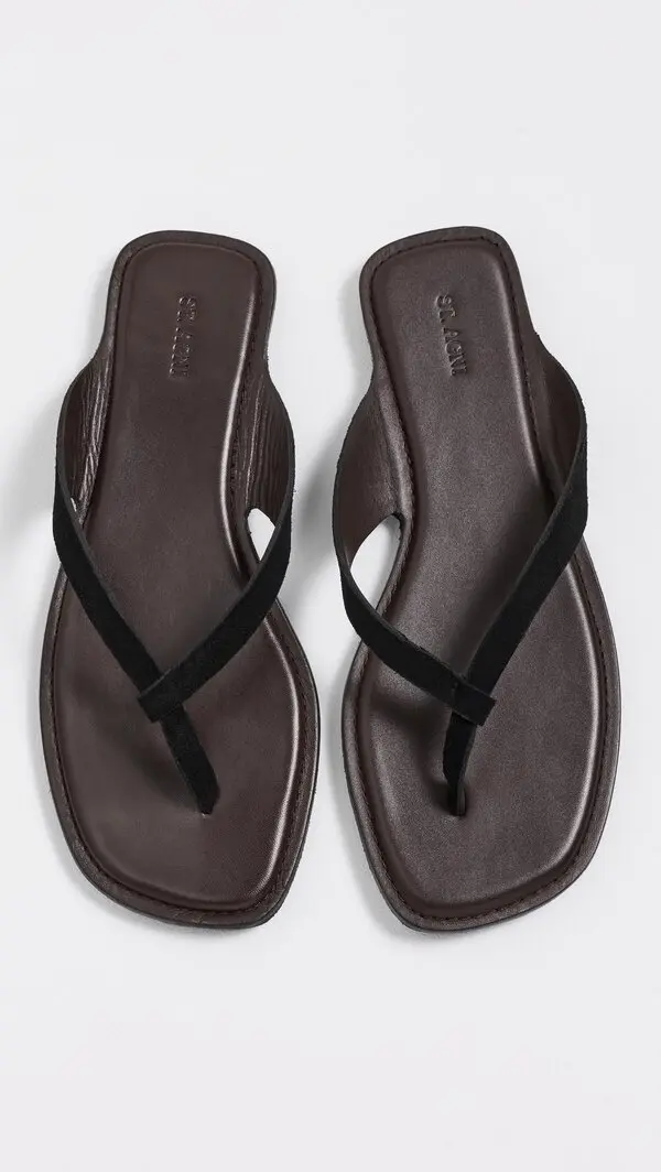 ST. AGNI Opanka Suede Sandals