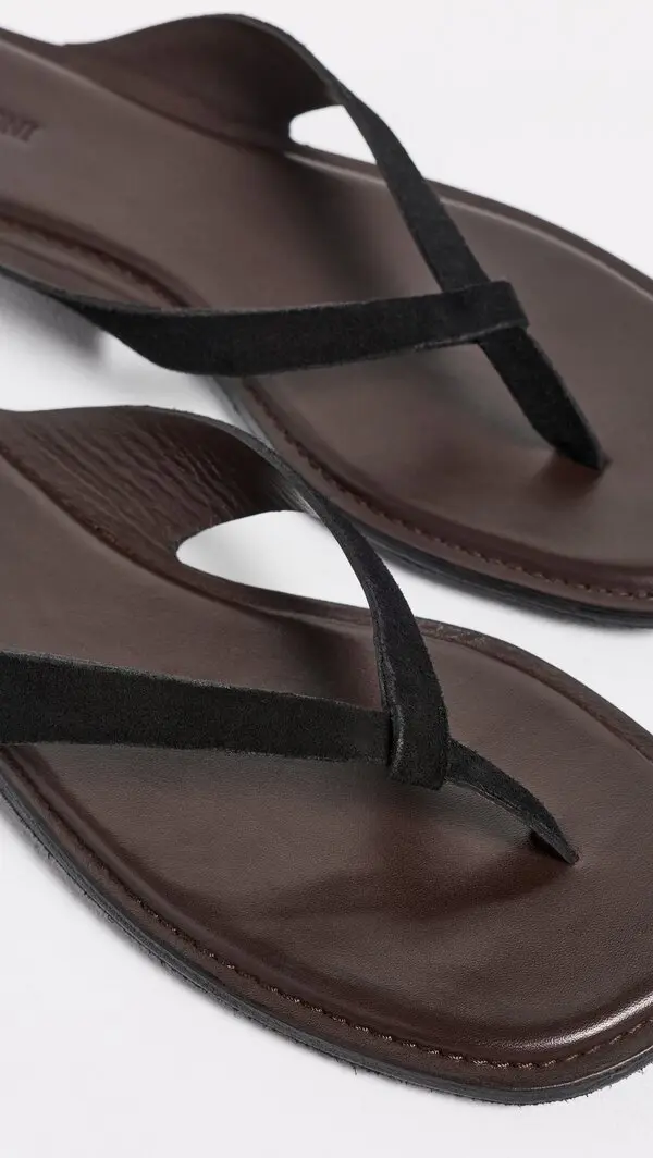 ST. AGNI Opanka Suede Sandals