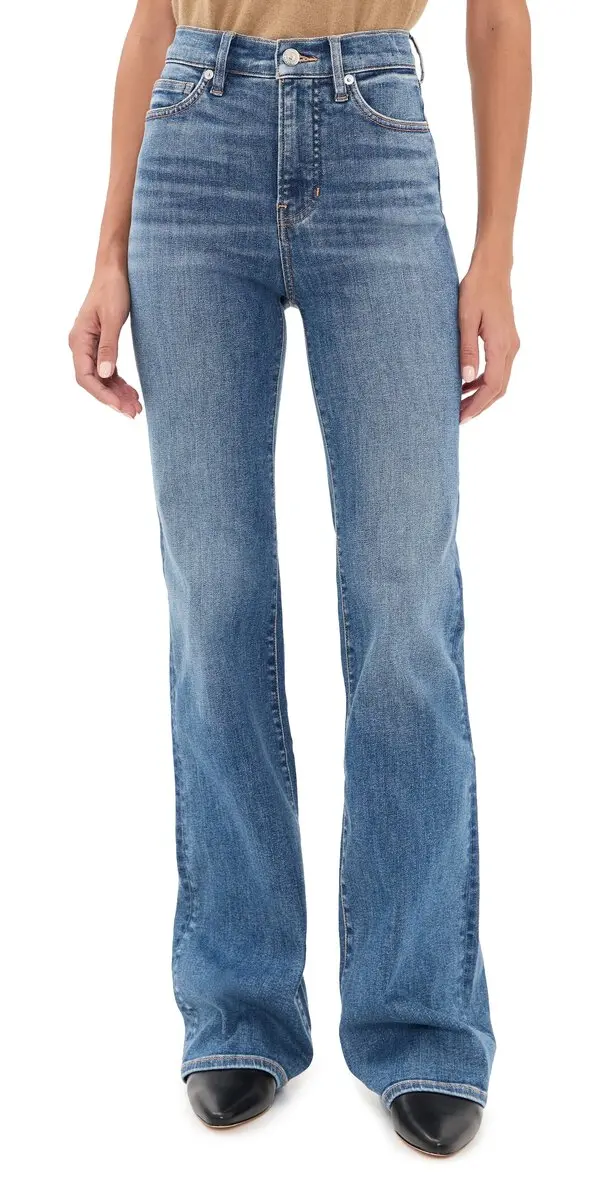 Veronica Beard Crosbie Wide Leg Jeans - Memory Lane