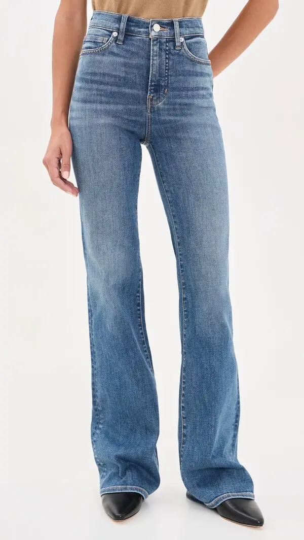 Veronica Beard Crosbie Wide Leg Jeans