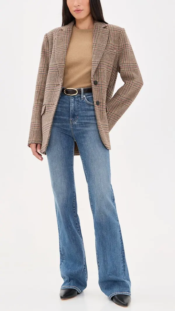 Veronica Beard Crosbie Wide Leg Jeans