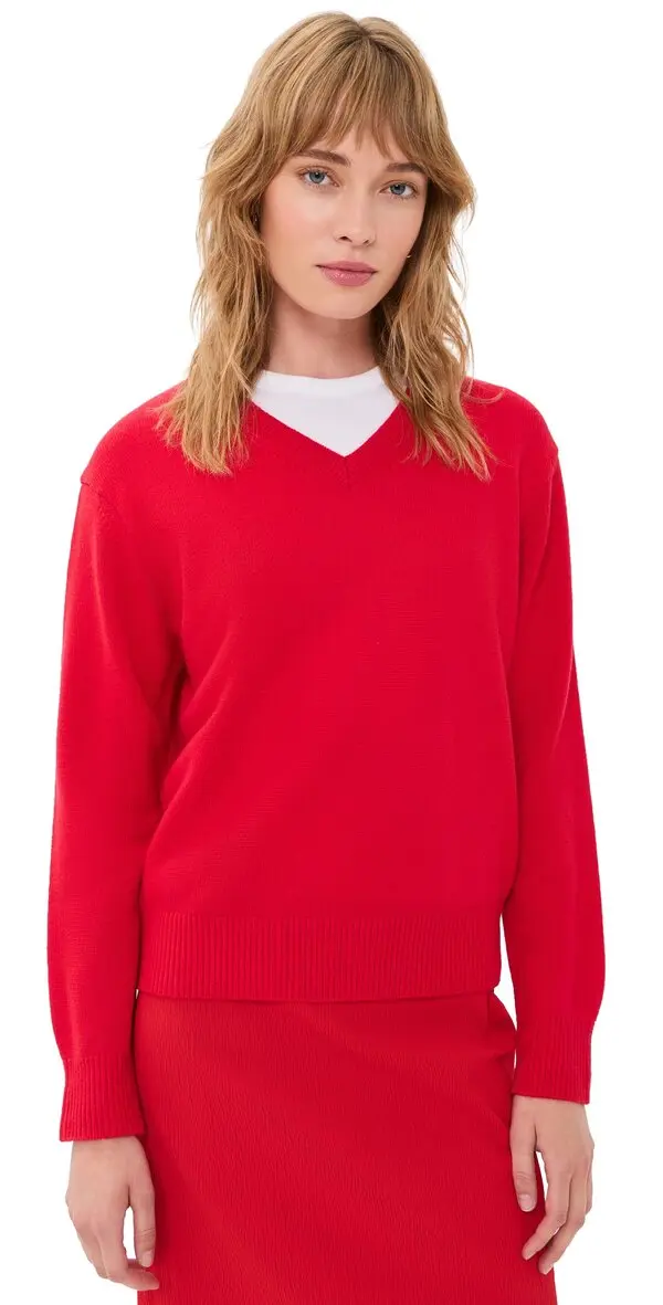 DUNST Cashmere V Neck Sweater