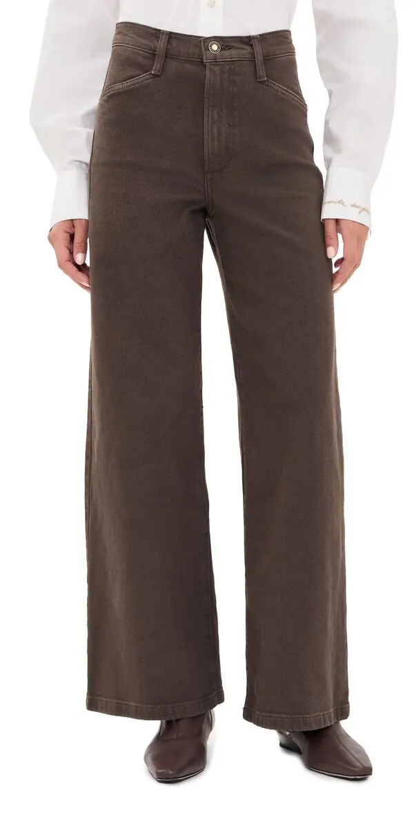 FAVORITE DAUGHTER The Mischa Wide Leg Ankle Jeans