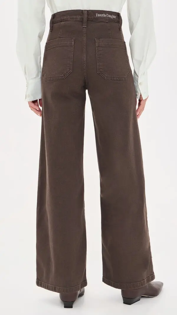 FAVORITE DAUGHTER The Mischa Wide Leg Ankle Jeans