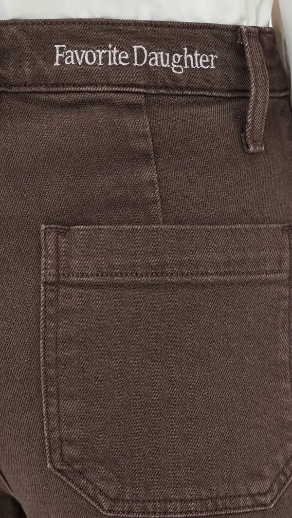 FAVORITE DAUGHTER The Mischa Wide Leg Ankle Jeans