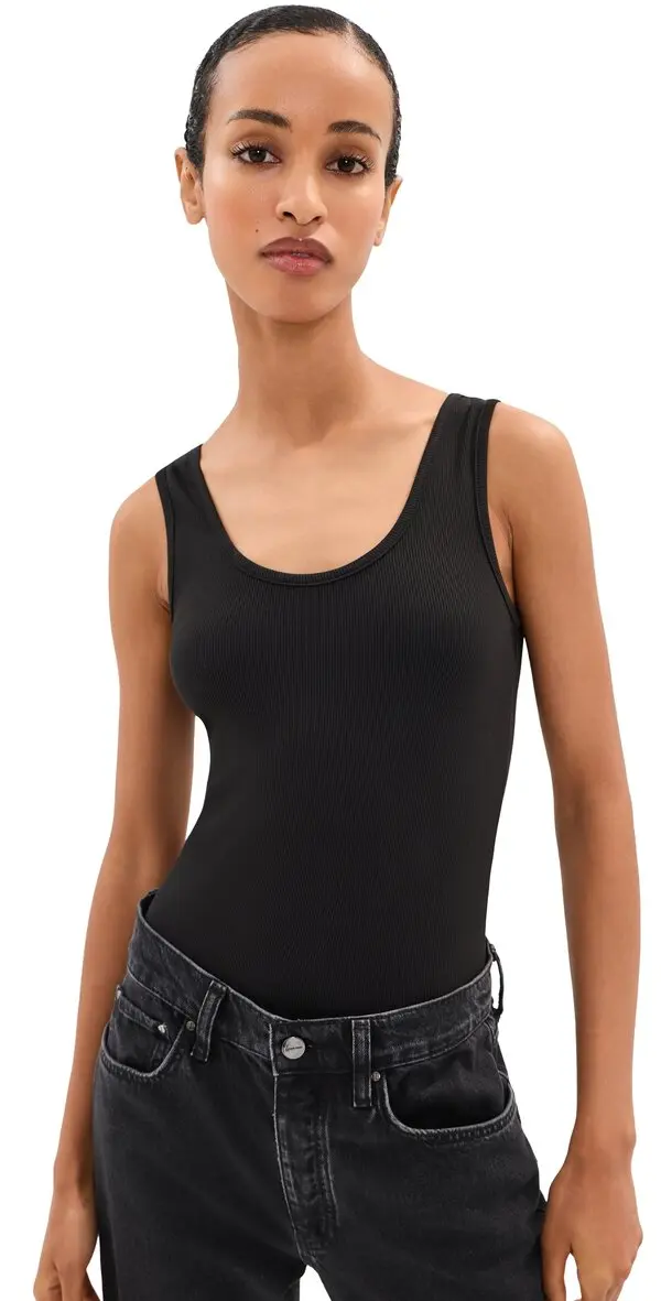 LE BOP Lousie Thong Bodysuit - Black