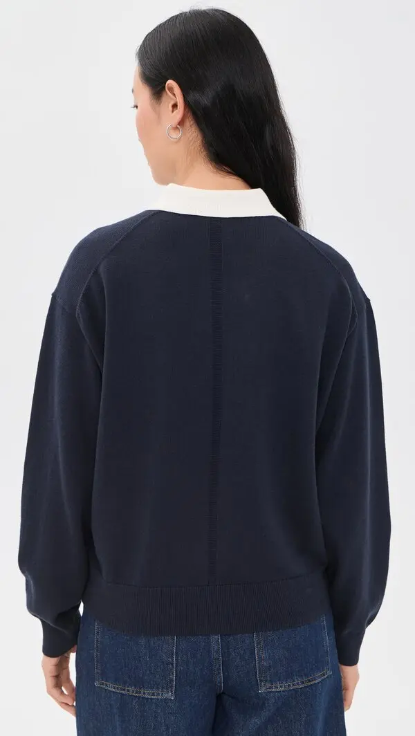 ALEX MILL Bond Street Cashmere Polo Top