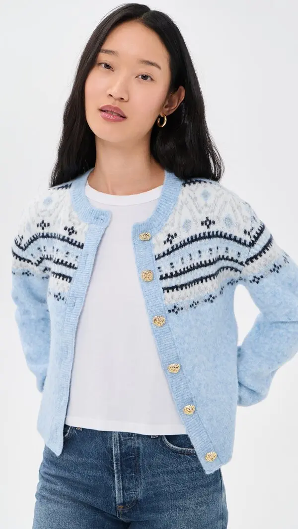 Generation Love Hilda Fair Isle Cardigan
