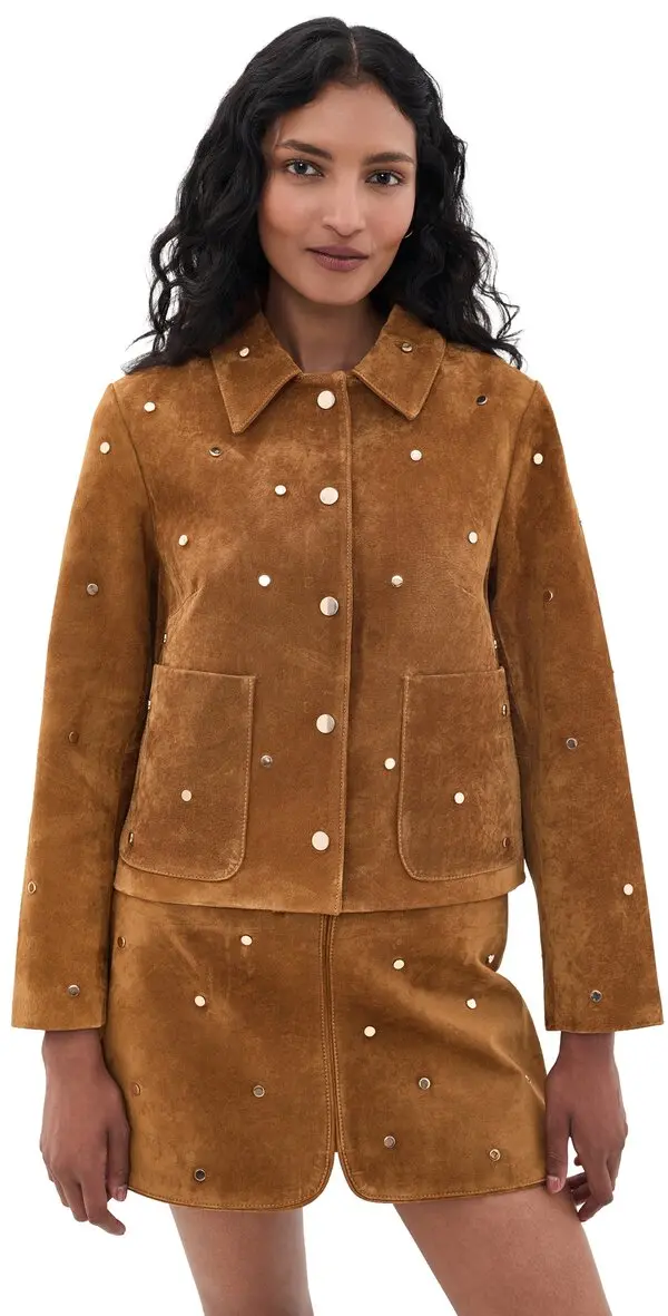 Hunter Bell Suede Studded Jacket