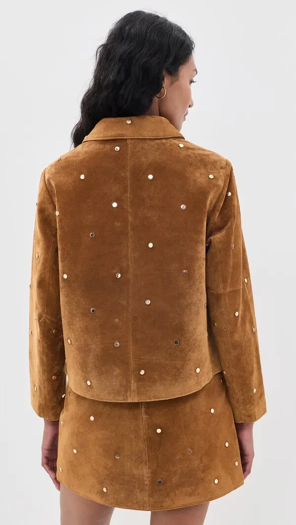 Hunter Bell Suede Studded Jacket