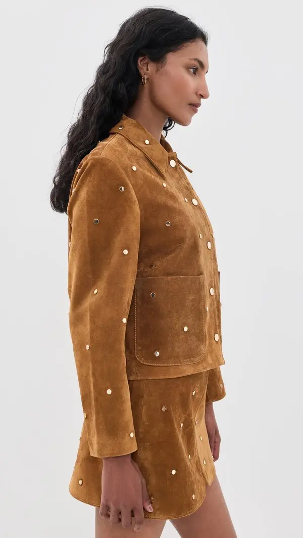 Hunter Bell Suede Studded Jacket