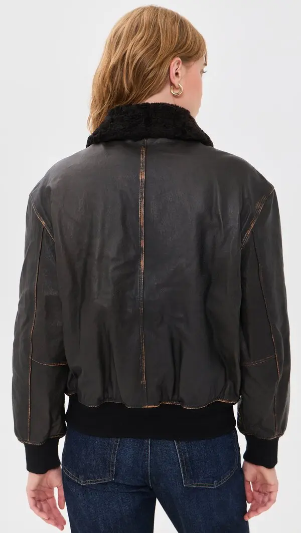DUNST Detachable A-2 Leather Jacket
