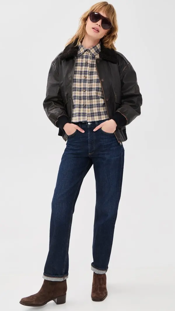 DUNST Detachable A-2 Leather Jacket