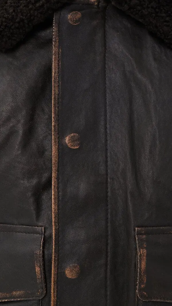 DUNST Detachable A-2 Leather Jacket